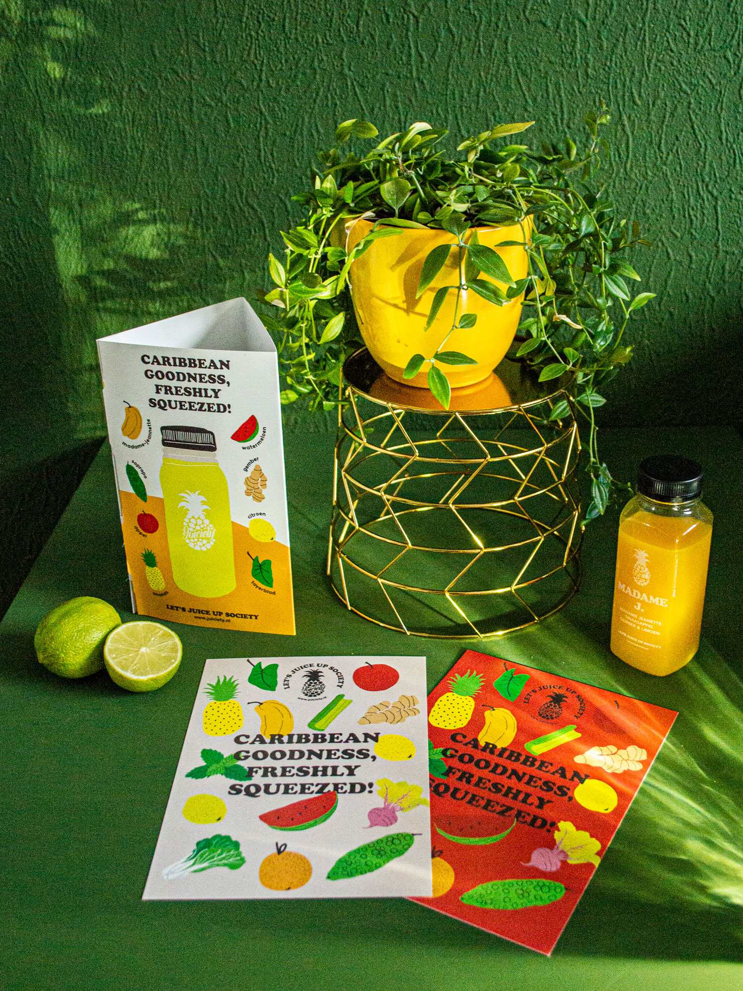 Juiciety - POS materials - Morgane Lambert - Amsterdam
