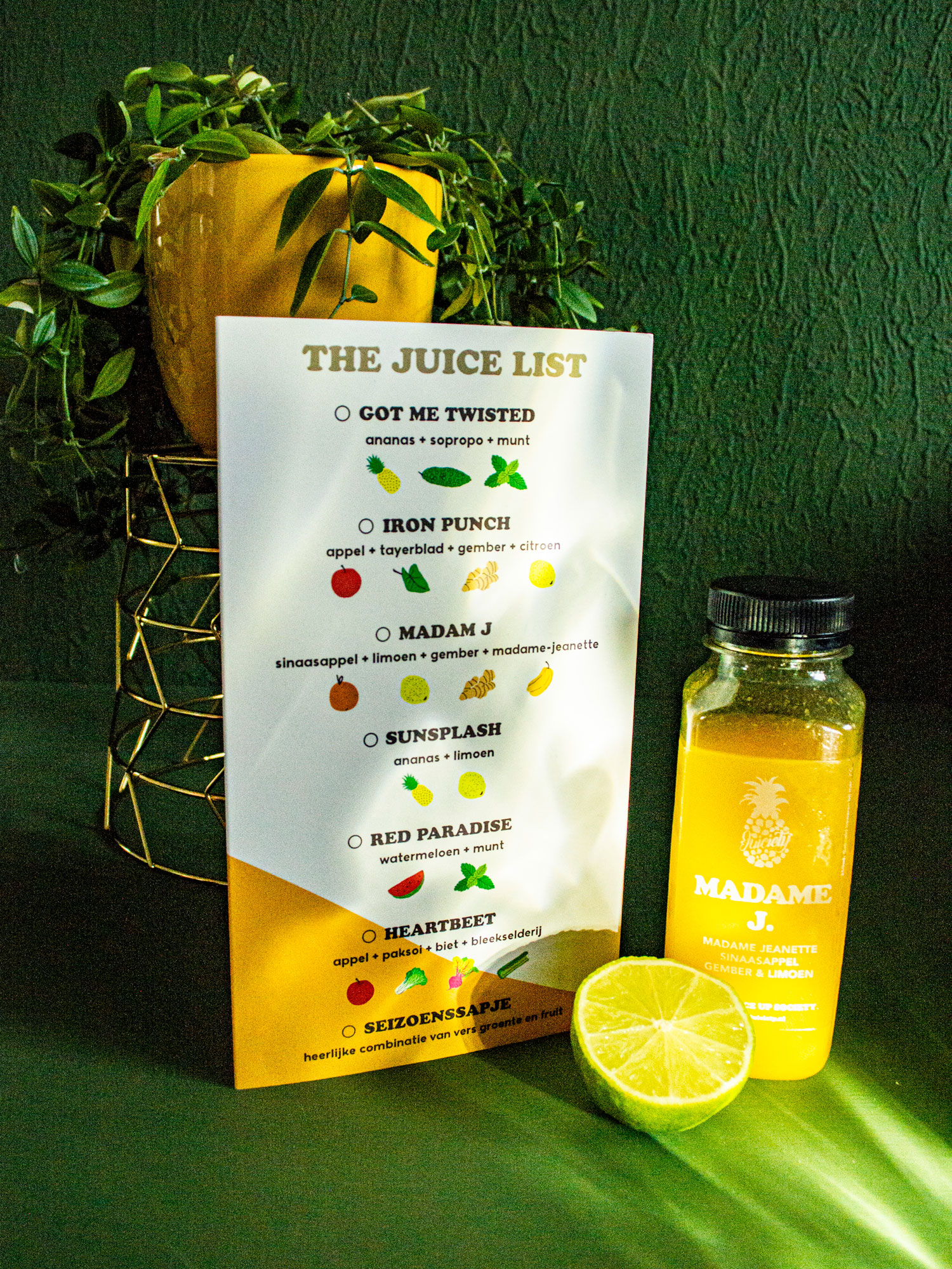 Juiciety - POS materials - Morgane Lambert - Amsterdam