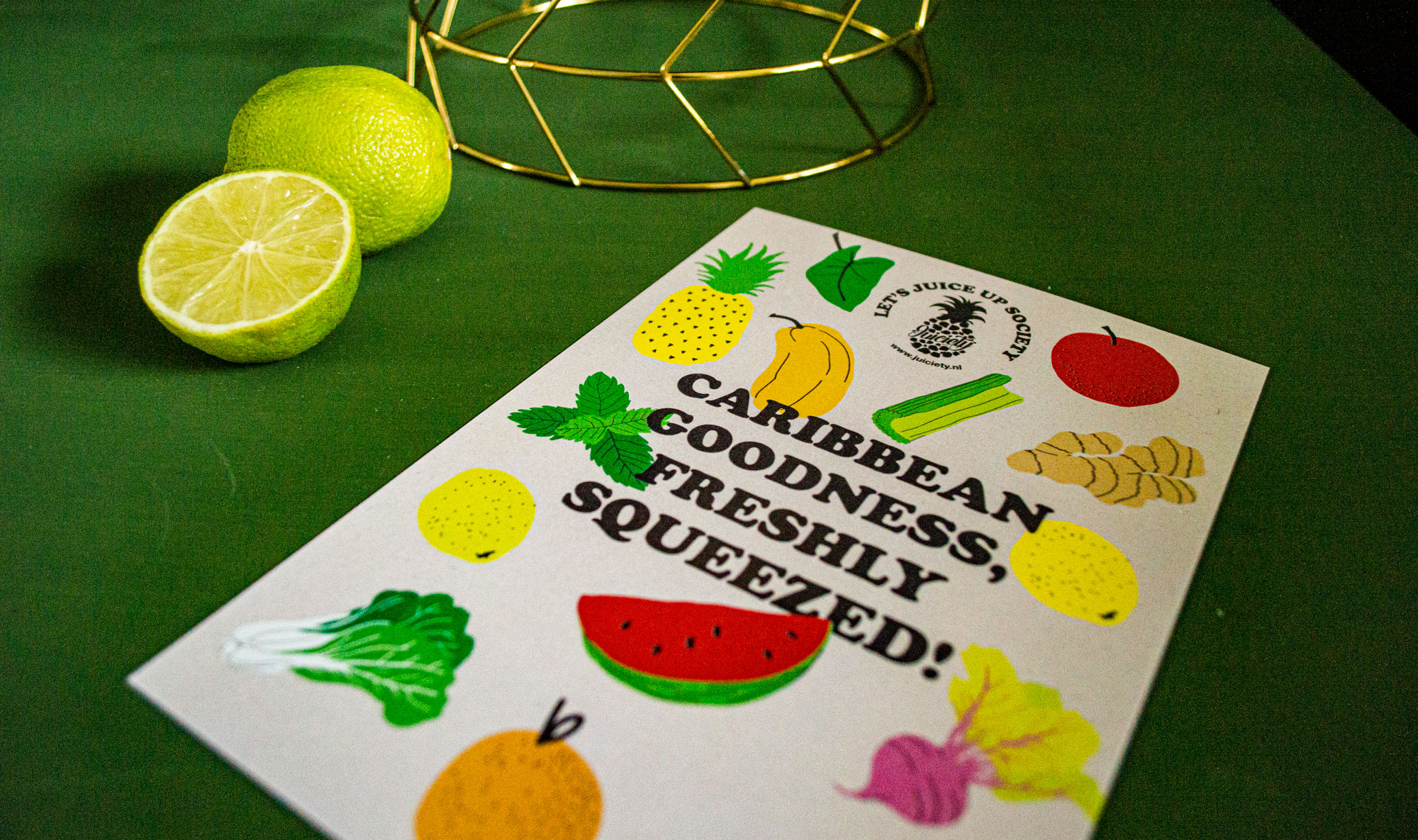 Juiciety - POS materials - Morgane Lambert - Amsterdam