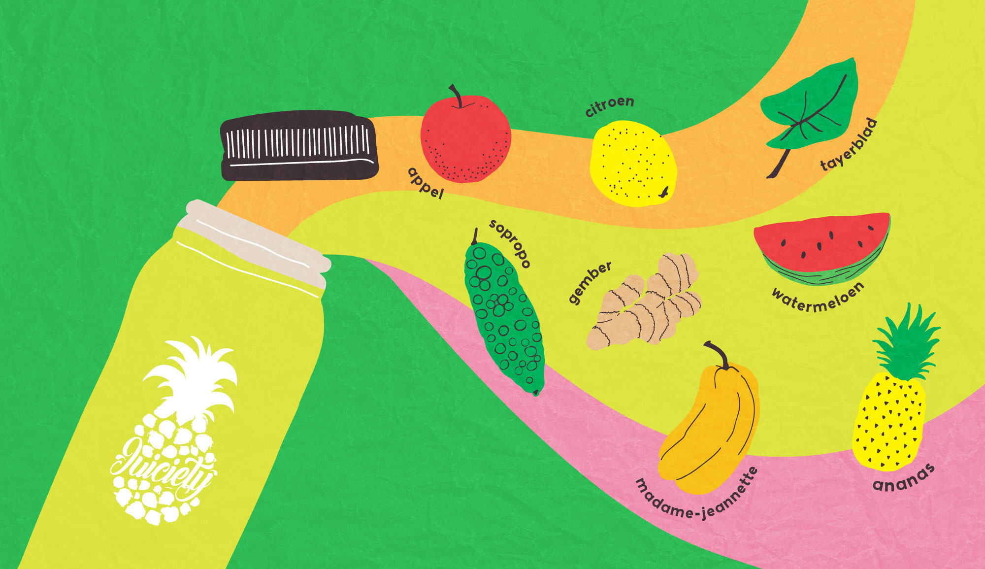 Juiciety - POS materials - Morgane Lambert - Amsterdam