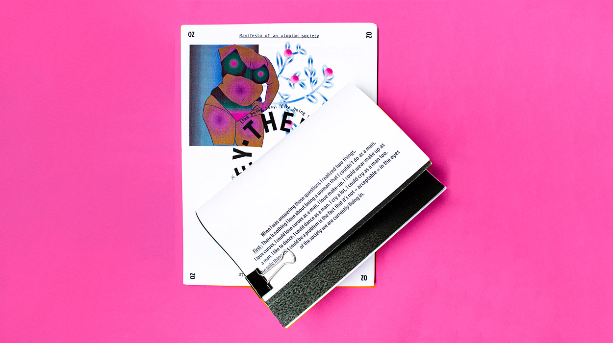 They - Editorial design - Morgane Lambert - Amsterdam