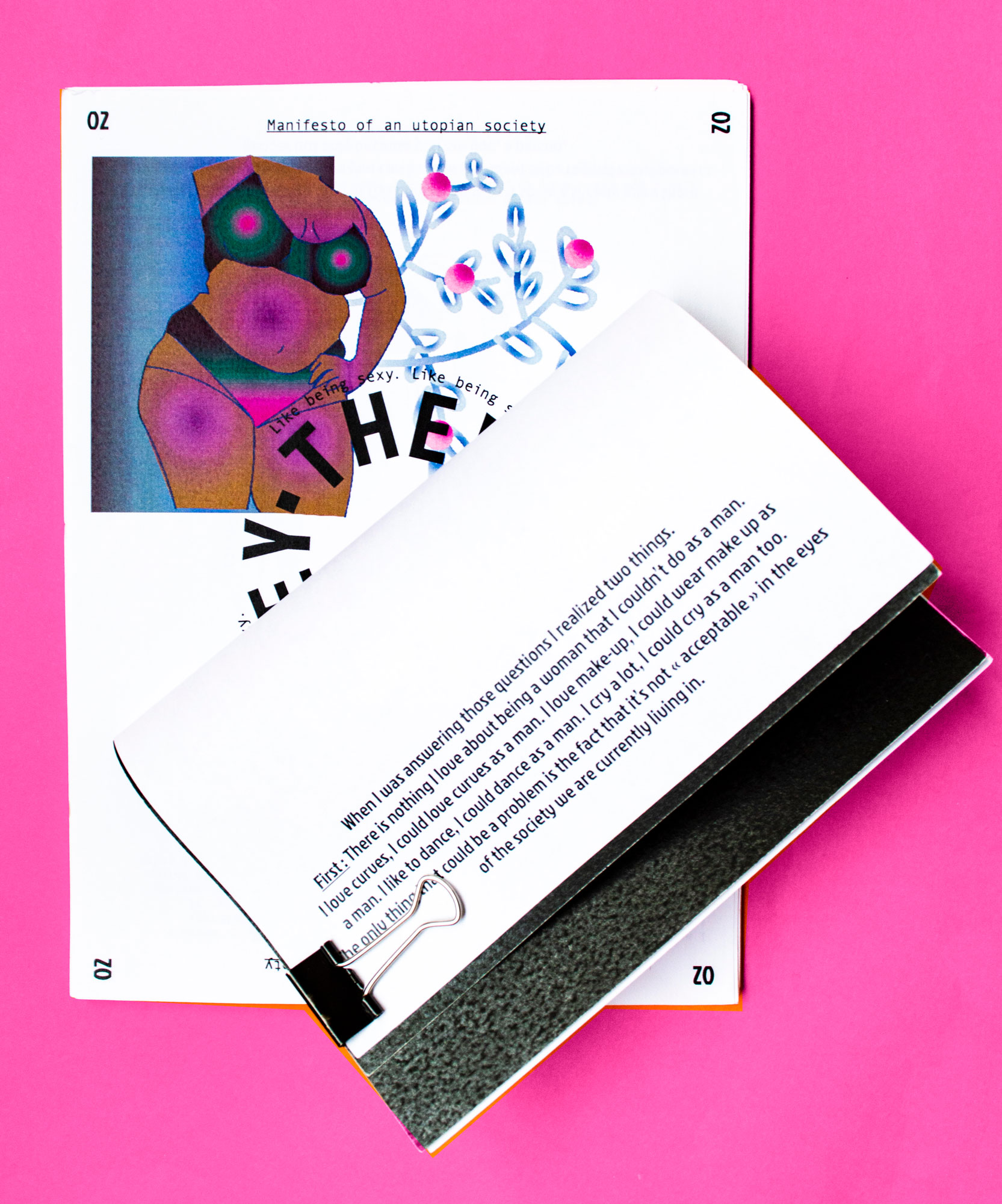 Morgane Lambert — They - Editorial design - Morgane Lambert - Amsterdam